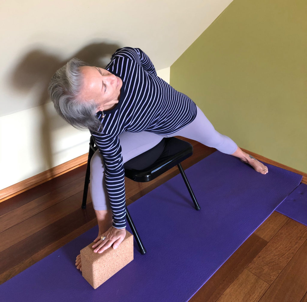 Easing into Utthita Parsvakonasana (Extended Side Angle Pose) – Right ...